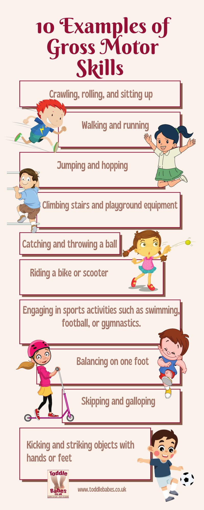 5 Brilliant Ways to Enhance Gross Motor Skills – Toddlebabes – Learn to ...